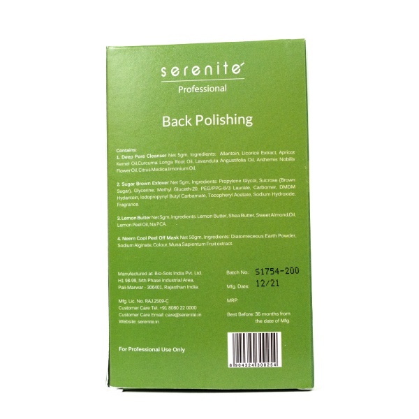 Professional Back Polishing Kit - Serenite Professional