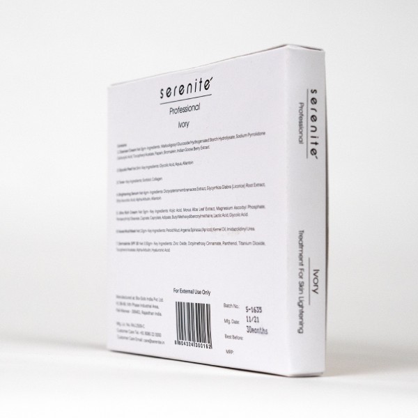 Ivory Treatment for skin lightening - Serenite Professional