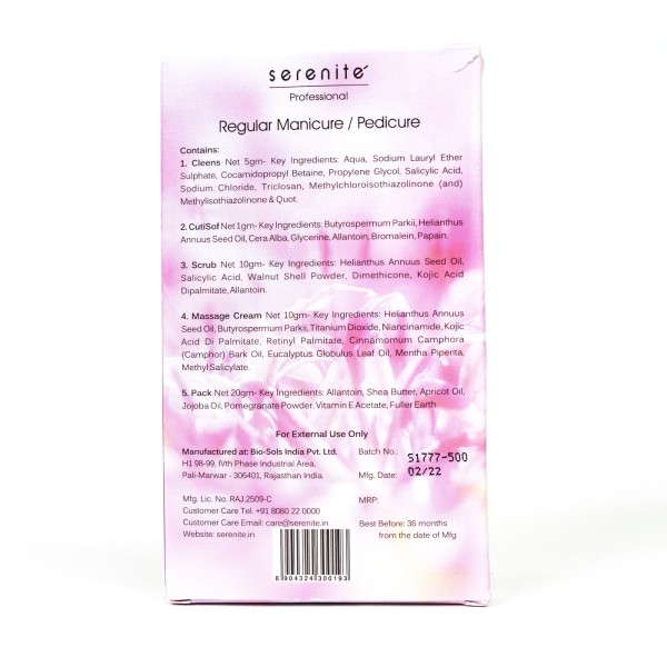 Regular Manicure Pedicure Kit - Serenite Professional